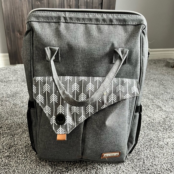 Other | Grey Diaper Bag | Poshmark